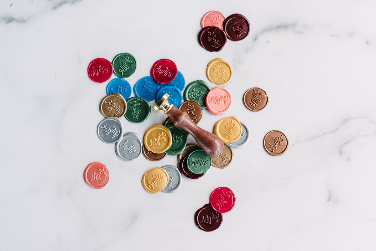 Quick way create a large amount of wax seals | Modern Legacy Paper Company