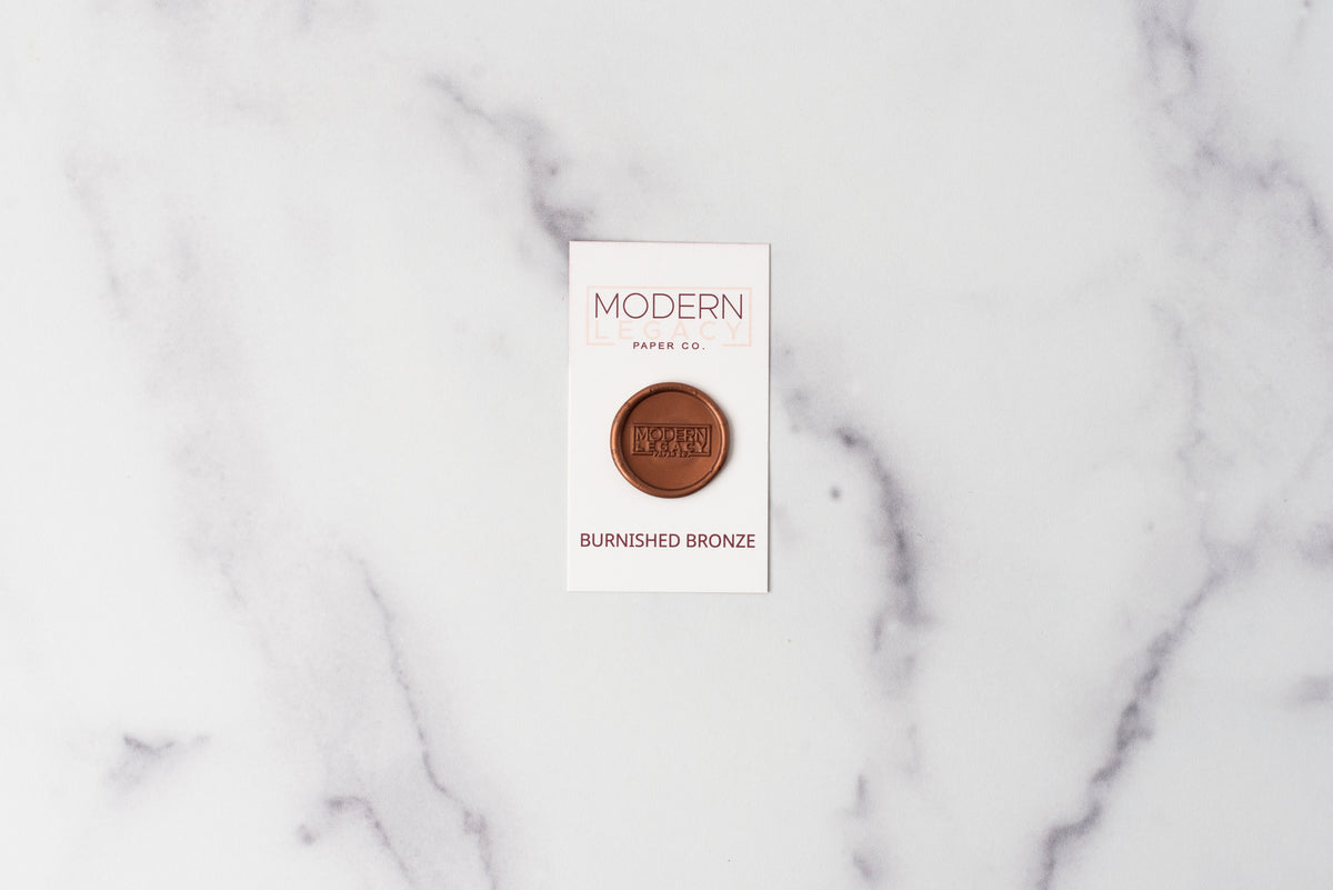 Wax Color Sample Cards | Modern Legacy Paper Company