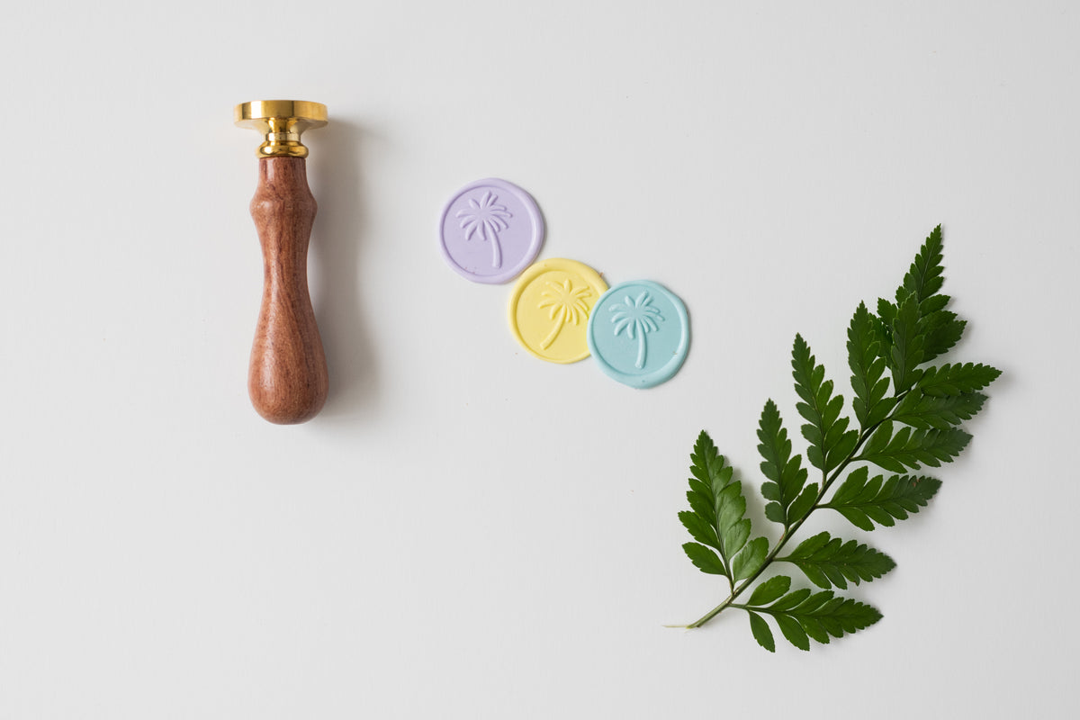 Palm Tree Wax Seal Stamp | Modern Legacy Paper Company